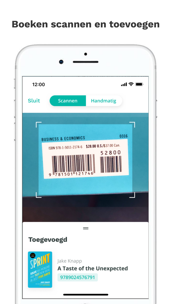 Boeken scannen op ISBN – Bksy